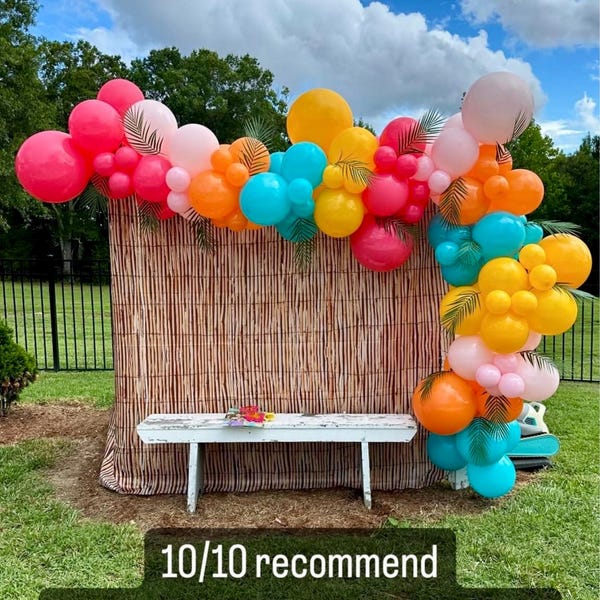 Tropical Summer Hawaiian Luau Beach Party Fiesta Pool Party Balloon ...