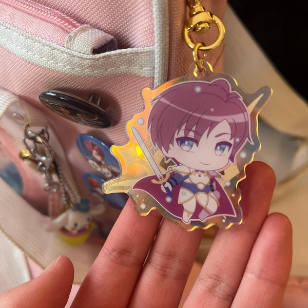 Kirby and Jirachi Acrylic Keychain Stand - Etsy