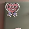 MINI Endless TBR Book Club Sticker L Bookworm Sticker | Bibliophile ...