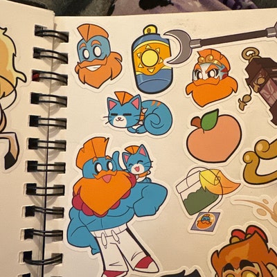 Chibi Party MK and SWK Cardboard Cutout Sticker 3 Inch Matted Sticker ...