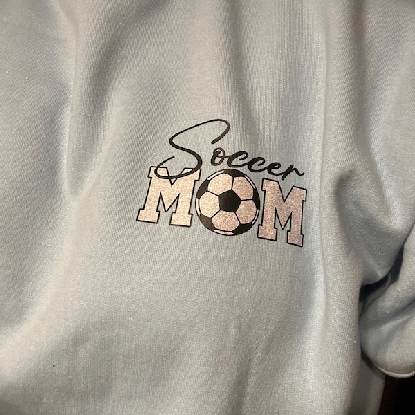 Personalized Soccer Mom Sweatshirt, Custom Soccer Mom Sweater, Soccer ...