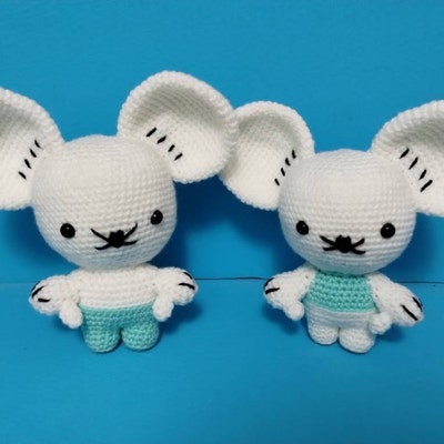 Maushold Tandemaus Crochet Pattern. PDF Plushie Amigurumi Pattern in ...