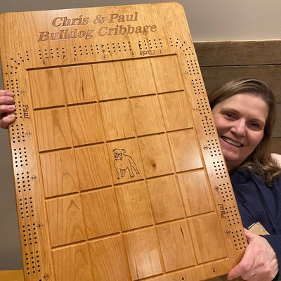 Personalized Cross Cribbage Board Wedding-themed - Etsy
