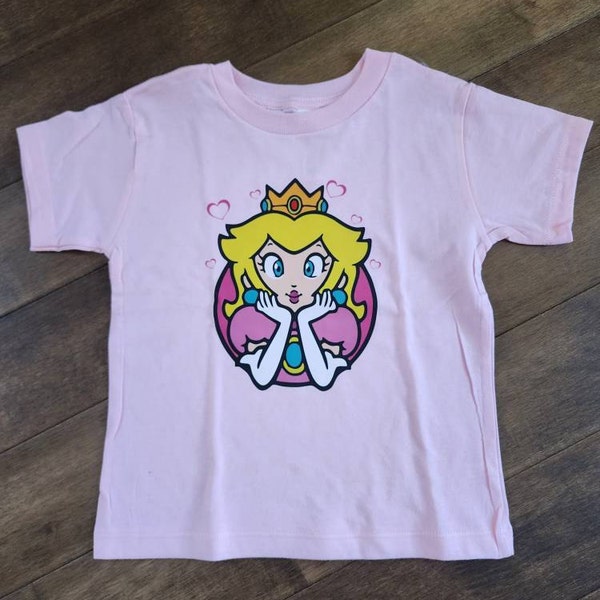 Princess Peach Shirt, Princess Peach Nintento World Shirt, Super Mario ...