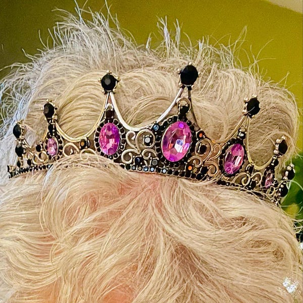 Rose Gold Bridal Tiara Crystal Birthday Wedding Gift Diadem Tiered ...