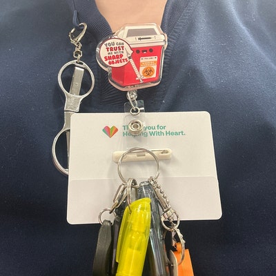 Phlebotomy Enamel Pin, Nurse Enamel Pin, Laboratory Science Pin, MLS ...