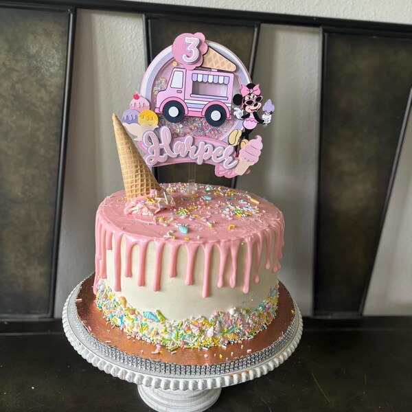 Boho Rainbow With Daisy Cake Topper Shaker - Etsy