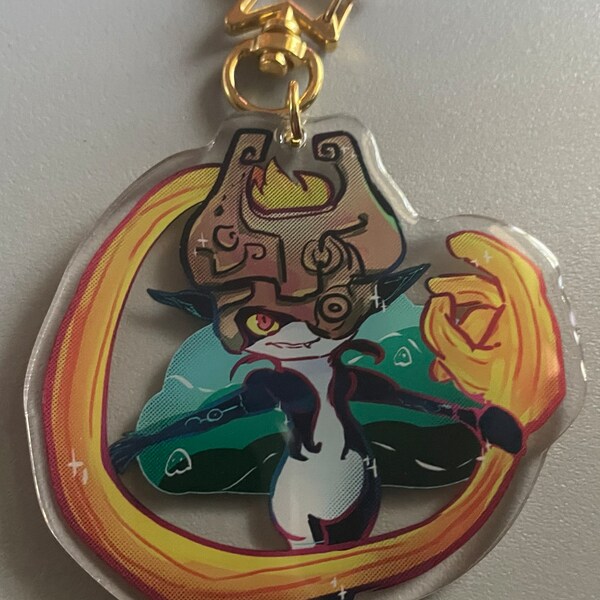 Zelda Link Sidon Midna Keychains - Totk Botw Oot Twilight Princess ...