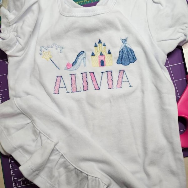 Sarah Machine Embroidery Font Monogram Alphabet - 3 Sizes Scalloped ...