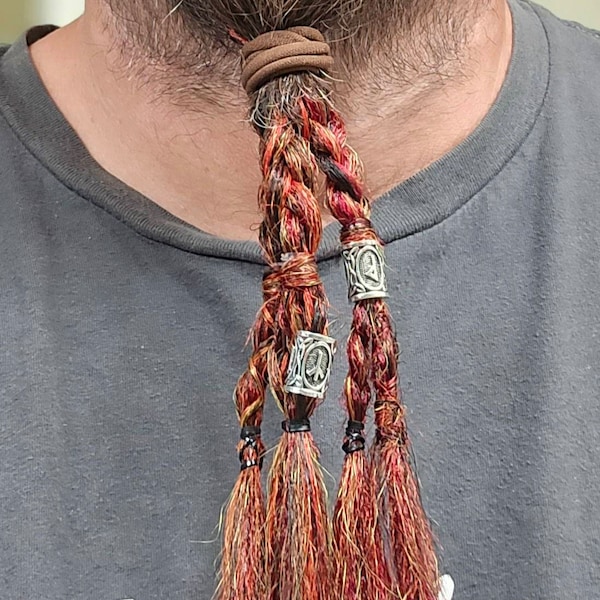 Boho Braids for Black Hair With Viking Dreadlocks Clip-in or Ponytail ...