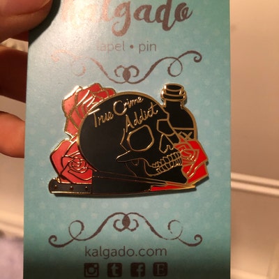 True Crime Addict Hard Enamel Pin - Etsy