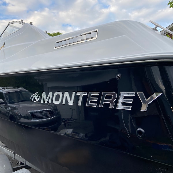 Monterey Boat Emblems 46" + FREE FAST Delivery DHL Express - Stickers ...