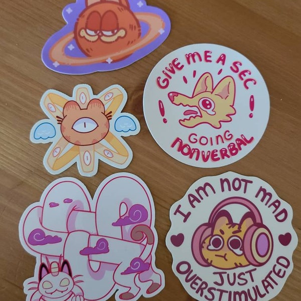 Give Me a Sec Going Non Verbal Sticker - Etsy