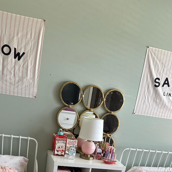 Custom Colorful Name Banner | Custom Pennant | Personalized Name Wall ...