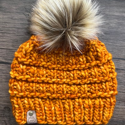 Knitting Pattern the Koa Beanie Pattern Hat Pattern Adult Size Child ...