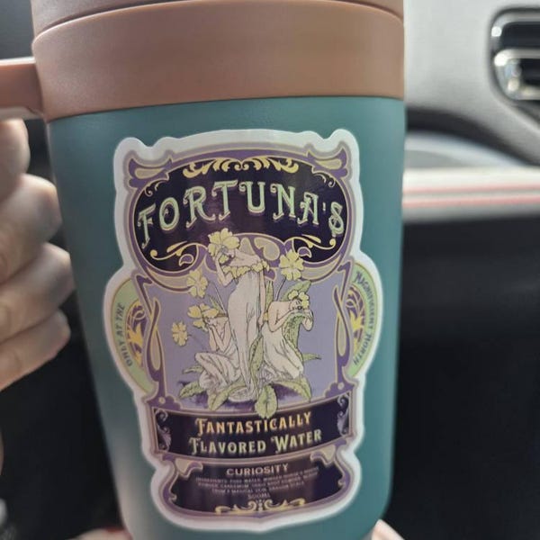 Fortuna's Fantastically Flavored Water Label, Once Upon A Broken Heart ...