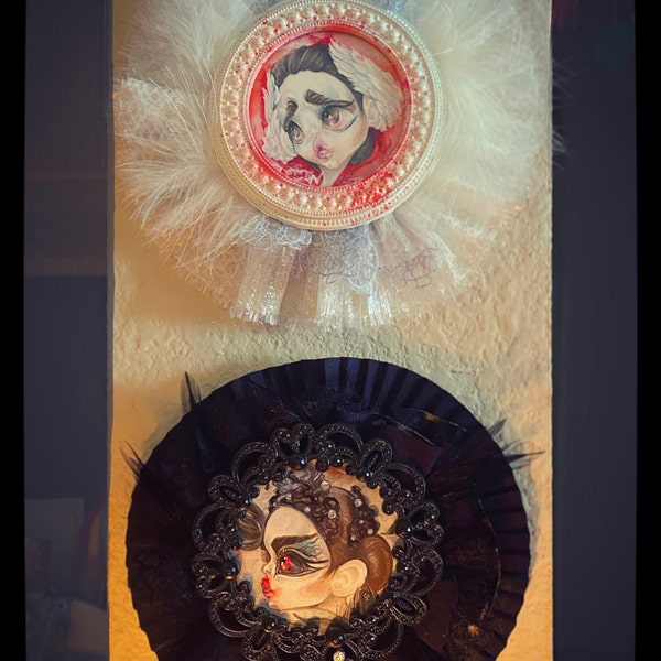 Isa Onna - Art Print - Mermaid Pop Surrealism Yokaï Japan Pirate Skull ...