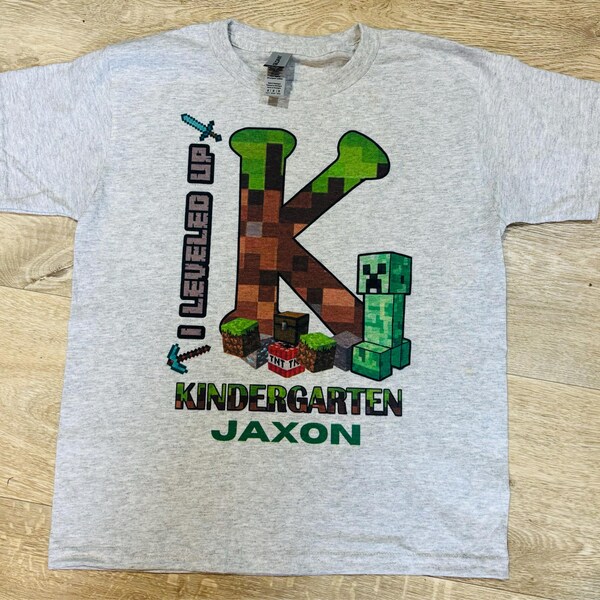 Minecraft Birthday Shirt - Custom Request - Etsy