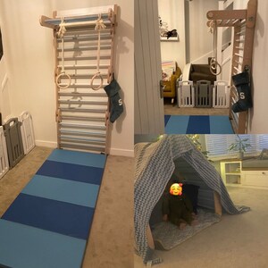 Double-sided Balance Beam Sets, Wood Balance Beam for Kid, Balance Path ...