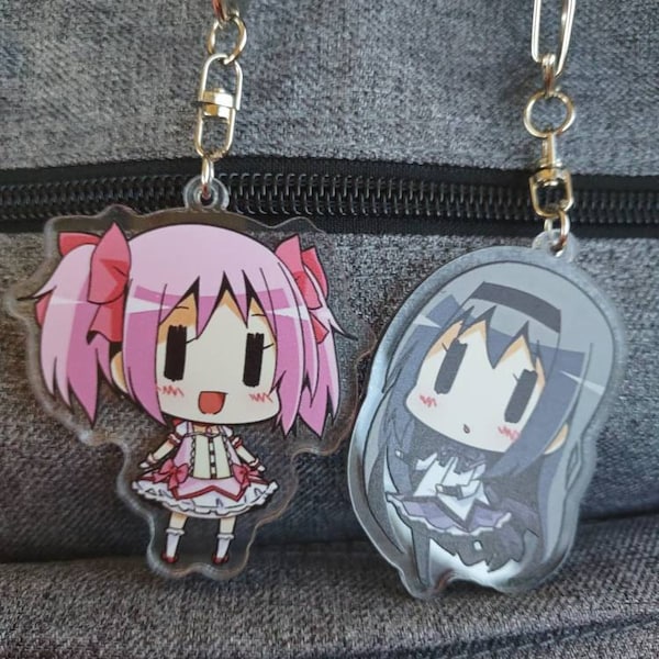 Magica Acrylic Keychains Chibi Art - Etsy