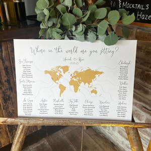 Disney Theme Wedding Table Plan, Seating Chart Disney Character Couples ...