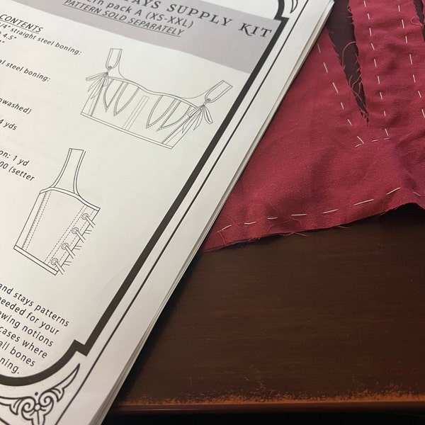 1780s Stays PDF Pattern - Size Pack B (18-26 Plus) - Etsy