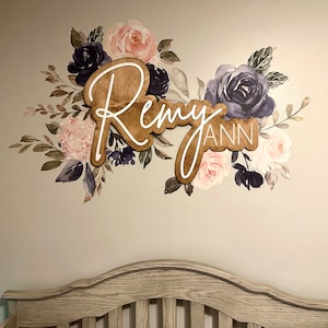 SAMPLES Carly Wall Flowers Pastel Colors Corners Border Frame - Etsy