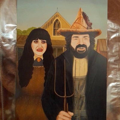 Shrekna Stranger Things X Shrek Vecna Meme Print Painting Wall Art ...