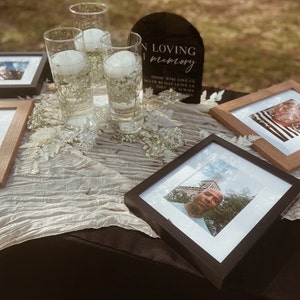 In Loving Memory Table Sign in Memory Wedding Sign Modern Script ...
