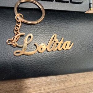 20 Font Styles Customized Keyring Stainless Steel Name - Etsy