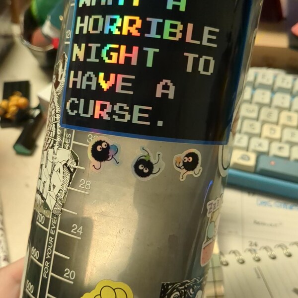 Goose.exe Computer Virus Error Sticker Infected Message Handmade ...