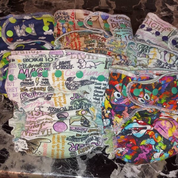 Flawless One Size Preflat Diaper Pattern Fits Approx. 10-35lbs ...