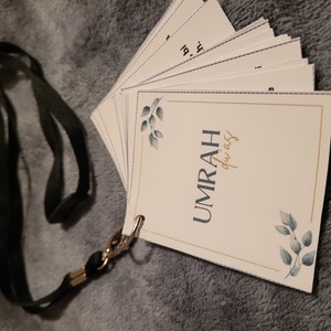 Umrah Flashcards Printable, Umrah Guide PDF, Umrah Dua Cards, Umrah ...