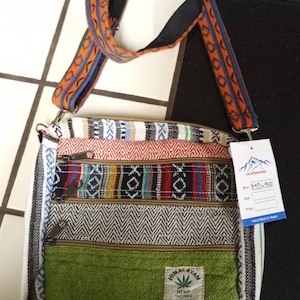 Multi-purpose Mini Himalayan Hemp Drawstring Backpack Rucksack | Etsy