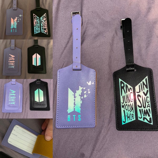BTS Luggage Tag, BTS Army Luggage Tag, BTS Tag - Etsy