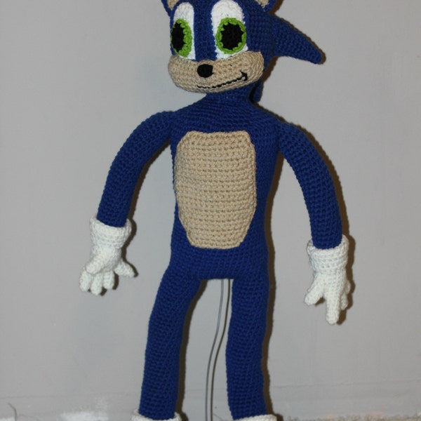 Sonic the Hedgehog PATTERN ONLY - Etsy