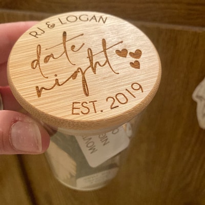 Custom Date Jar Date Night Ideas Couple's Gift Valentine's Day Gift ...