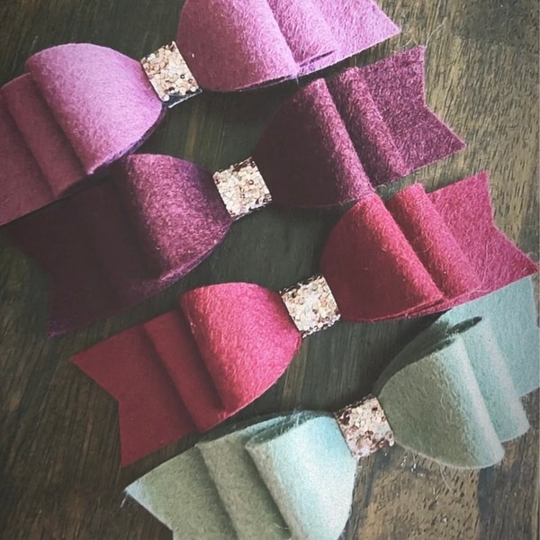 Skinny Bow Template SVG, Bow SVG, Bow Template, Hair Bow SVG, Hair Bow ...