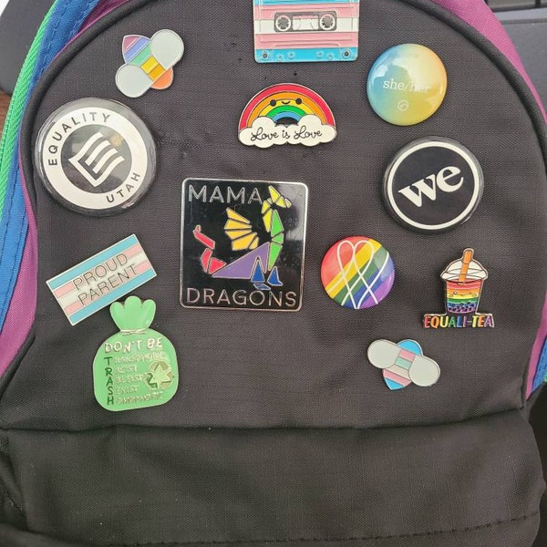 Transgender Pride Flag Pin - Transgender Symbol Pin - Transgender Pins ...