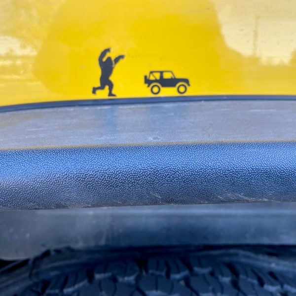 Bigfoot Sasquatch Easter Egg Decals Big Foot Yeti Sticker for Jeep ...