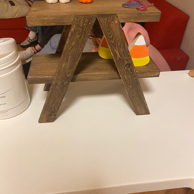 Tiered Tray Ladder, Mini Ladder Riser, Mini Ladder Shelf, Farmhouse ...