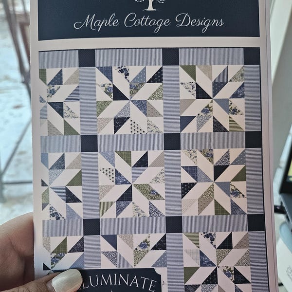 Beginner Quilt Pattern Paper Copy of Oasis Quilt Pattern for Beginners ...