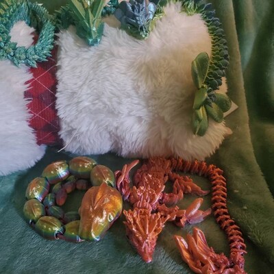 3D Printed Articulated Snake BOA Design by Cinderwing3d authorized ...