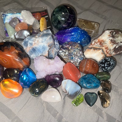 Tumbled Peridot, Full Moon Charged, Heart Chakra, Crystal Grid ...