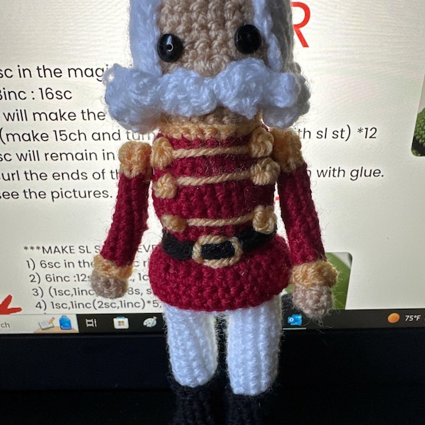Soldier Crochet Pattern, Amigurumi Soldier, Soldier in Uniform Crochet ...