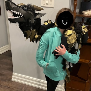 Wolf Dragon Head Puppet digital Pattern for EVA Foam - Etsy