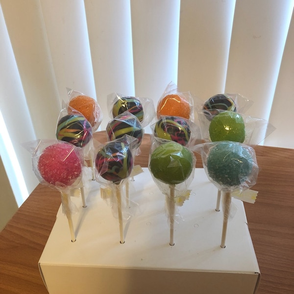 Neon Cake Pops - Etsy
