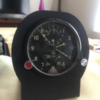 Aircraft Clock Stand,su Mig Clock- CLOCK STAND for Vintage Military ...