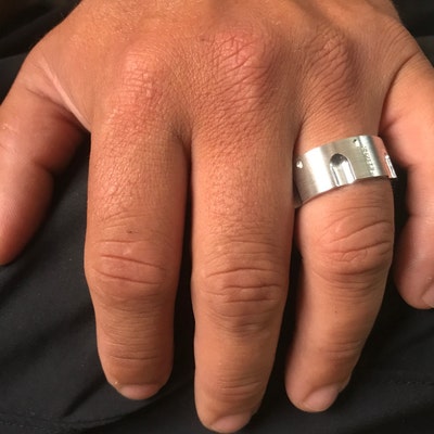 Titanium Revolver Ring .357 Caliber Custom Made Band - Etsy