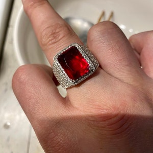 Women's Rose Gold Over Solid 925 Sterling Silver Iced Out - Etsy